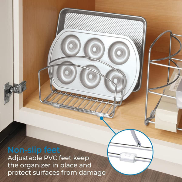 Kitchen Cookware Organizer for Cutting Boards and Cookie/Baking Sheets ...