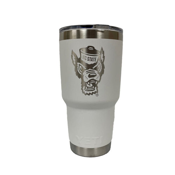 YETI NC State Rambler 30 oz Tumbler White - Southern Season
